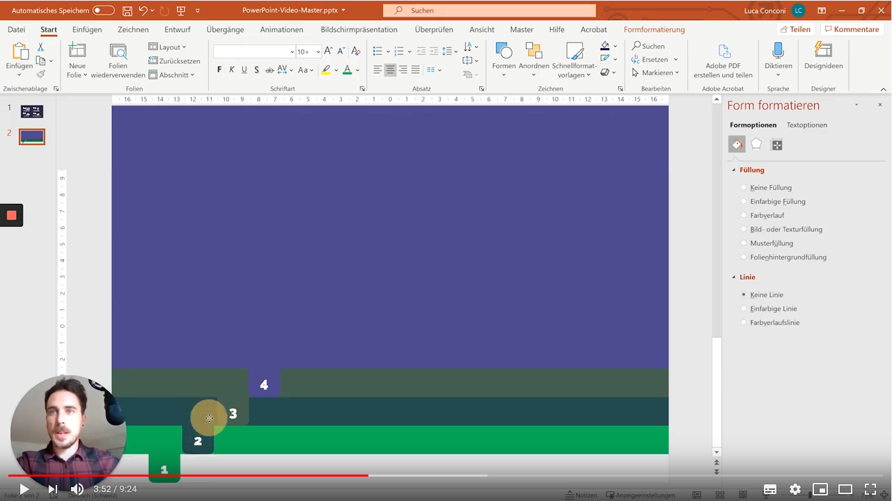Video Tutorial: Animierte Register-Karten mit PowerPoint erstellen